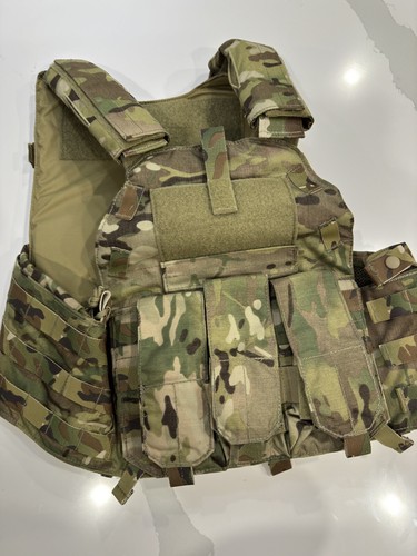 LBT-6094K-M Plate Carrier Medium Multicam Assault Front Hybrid 5.56 MP7 ...