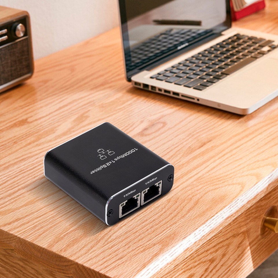 RJ45 Splitter 1 in 2 Out High Speed Network Splitter for PC Laptop TV ...