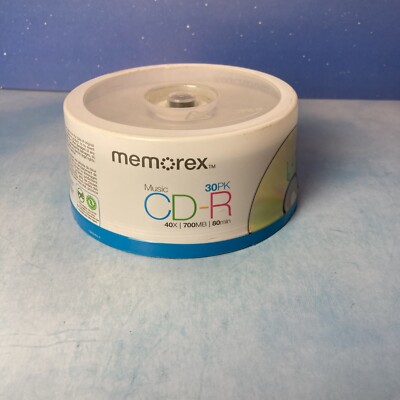 Memorex Blank Music CD-R 40X, 80 Minute, 700MB, 30-Pack Spindle | eBay