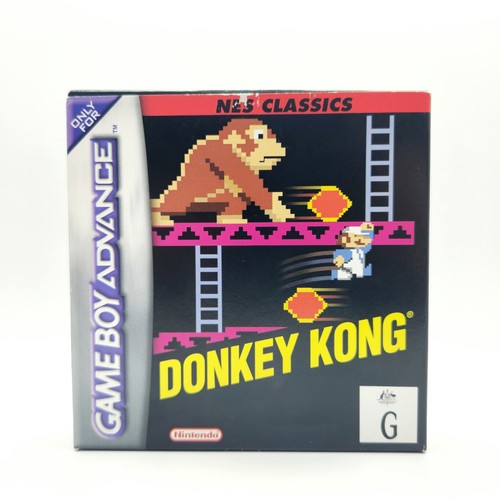 Donkey Kong NES Classics Nintendo Gameboy Advance GBA AUS PAL Complete ...