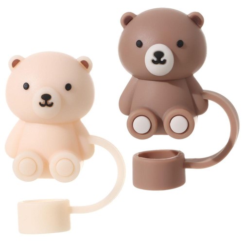 Reusable Cup Accessories Straw Tips Cover Drinking Dust Cap Silicone ...