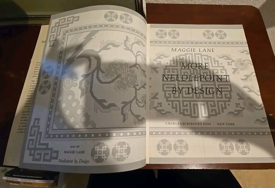 More Needlepoint by Design Maggie Lane Patterns Pillows Rugs Wall Art ...