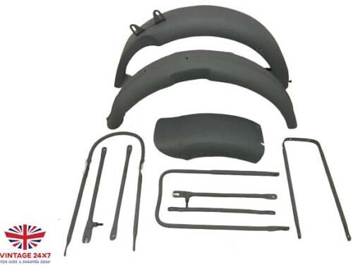 Fit For BSA M20 Front And Rear Mudguards With Complete Stay Kit | eBay