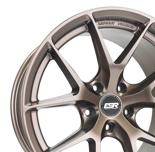 ESR RF2 18x9.5 +22 5x114.3 Bronze EVOX 350z G35 G37 Genesis Coupe 370z ...