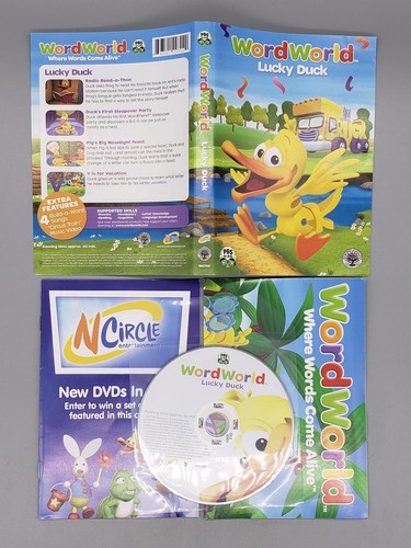 WordWorld: Lucky Duck (DVD Former Rental) No Case No Tracking ...