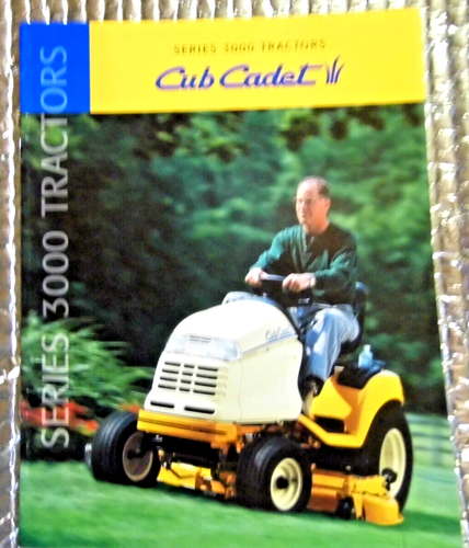 Factory Dealership Specs Brochure Club Cadet Tractors 3000 Series Late ...