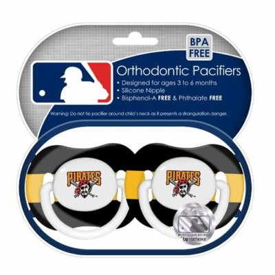 Pittsburgh Pirates MLB 2 Pack Pacifiers-Striped | eBay