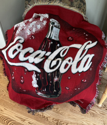 Coca-Cola Red Throw 45 X 55 Blanket | eBay