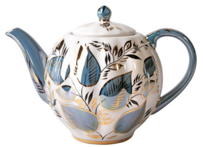 Imperial Porcelain Moon Teapot LFZ Lomonosov Porcelain Tea Pot 20 fl oz ...