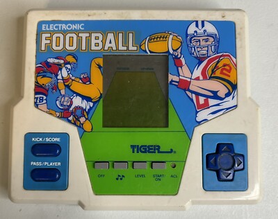 Vintage 1987 Tiger Electronics Football Handheld Electronic Game Tested ...