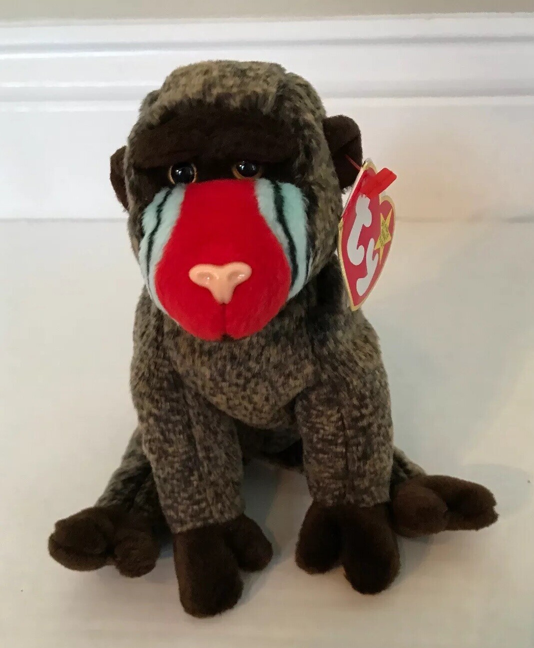 Ty Beanie Baby Cheeks The Baboon 1999 ***Retired***Rare***Vintage ...