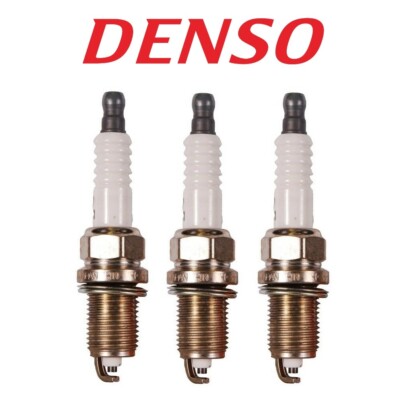 Set of 3 Spark Plugs Denso For Toyota Mitsubishi Jaguar Dodge Audi ...
