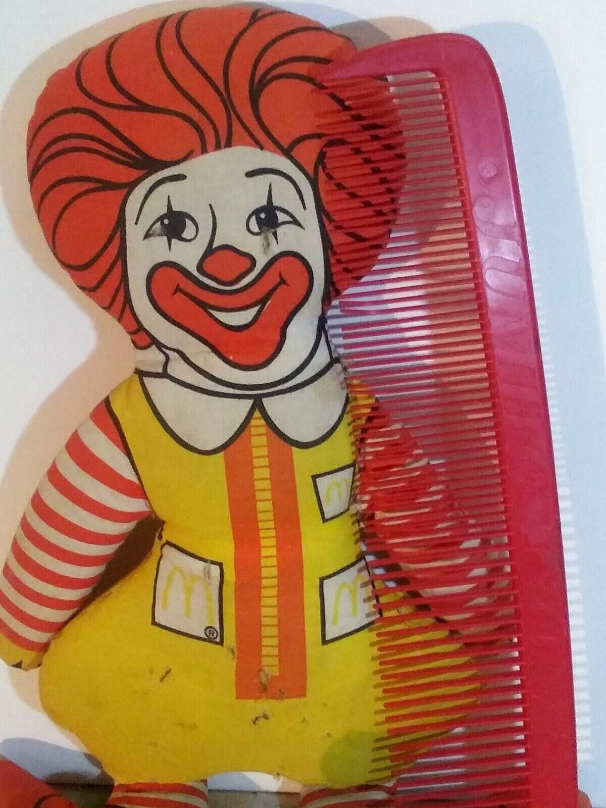 RED 14" JUMBO COMB Joke giant Gag Ronald McDonald Clo… - Gem
