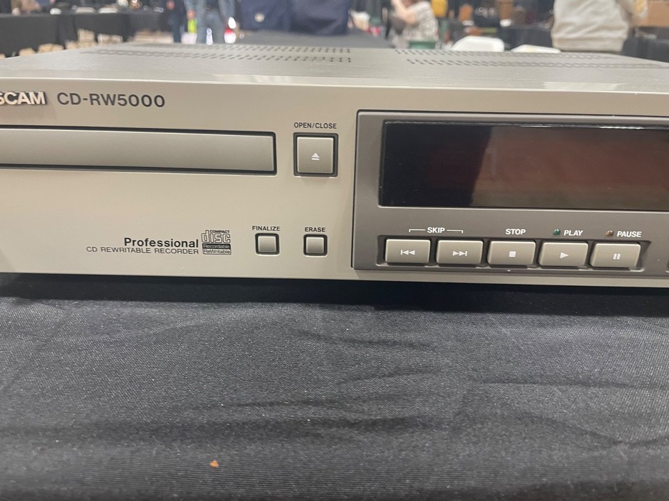 VINTAGE Tascam CD-RW5000 CD Rewritable Recorder with Manual PARTS ONLY ...