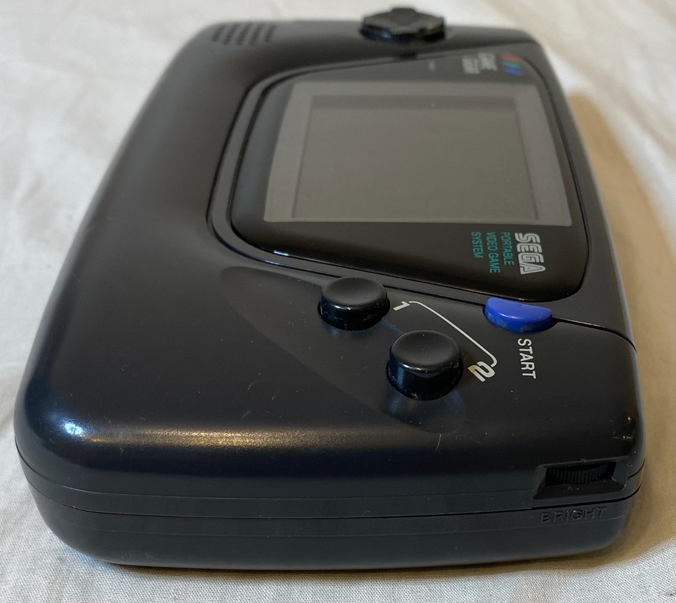 1990 SEGA GAME GEAR HANDHELD CONSOLE 2110 CIB COMPLETE SPEAKER ISSUES ...