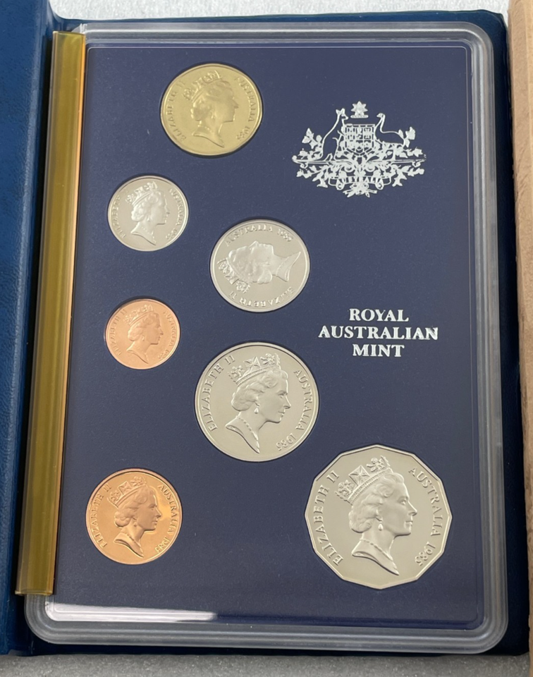 1985 Australian Proof 7 Coin Set in Wallet Top Coins! Original RAM packaging | eBay Australia