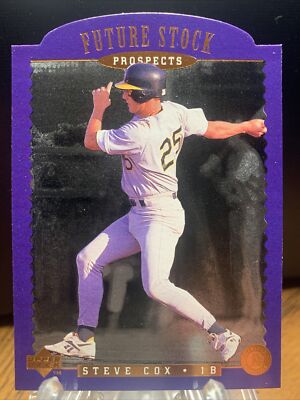 1996 Upper Deck Future Stock Prospects Steve Cox - Athletics #FS7 | eBay