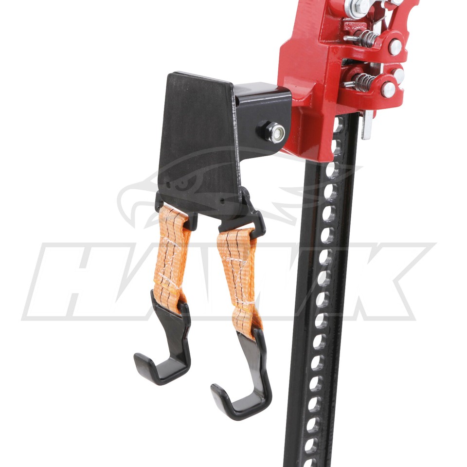 HAWK TOOLS 60" FARM JACK WITH LIFTING HOOKS ALL TERRAIN RECOVERY LIFT ...
