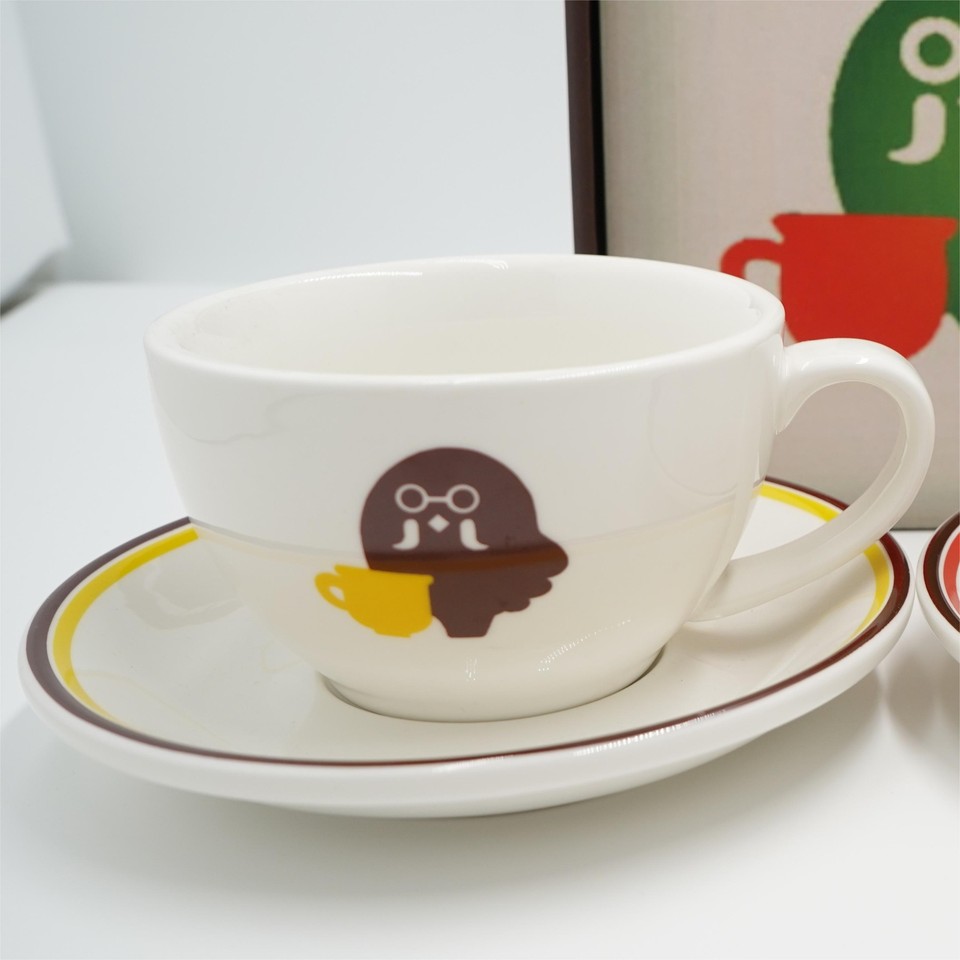 Animal Crossing Brewster Coffee Cup Saucer 330ml Ceramics Mug Game ...