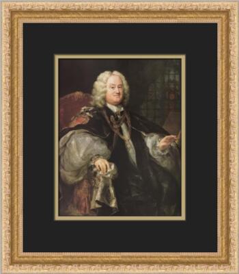 William Hogarth Benjamin Hoadly Bishop Of Winchester Custom Framed ...