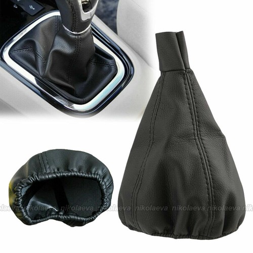 Universal Car PU Leather Gear Shift Stick Gaiter Boot Vehicle Dust ...