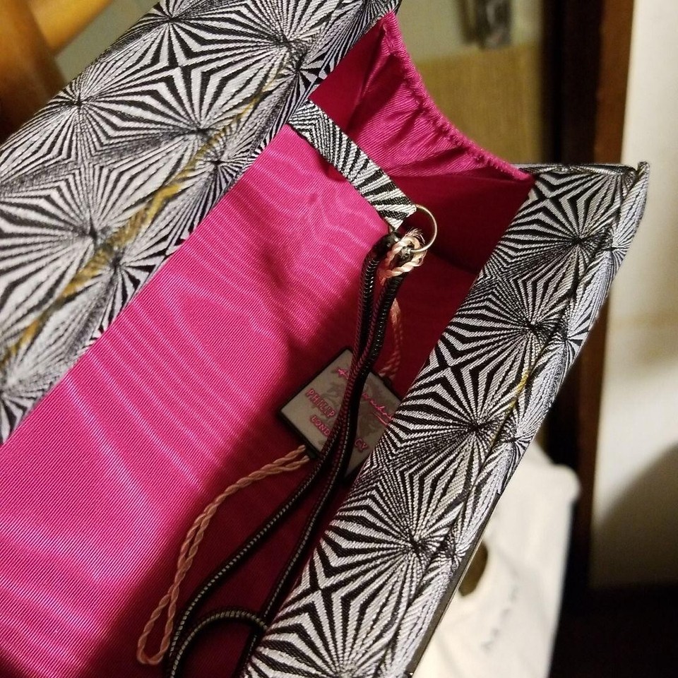 PHILIP TREACY x Andy Warhol Clutch Bag Handbag Purse Geometric Teflon ...