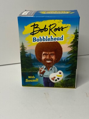 Bob Ross Mini Bobblehead With Sound Perfect Small Gift for the Bob Ross ...