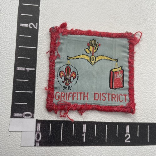 Vtg Australia Boy Scouts GRIFFITH DISTRICT Patch 84G2 | eBay