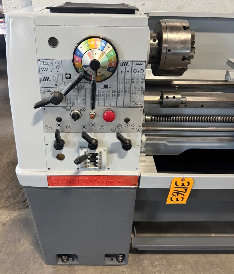 13" x 40" Clausing Colchester Lathe , Inch/mm, 2500 RPM, 5 HP | eBay