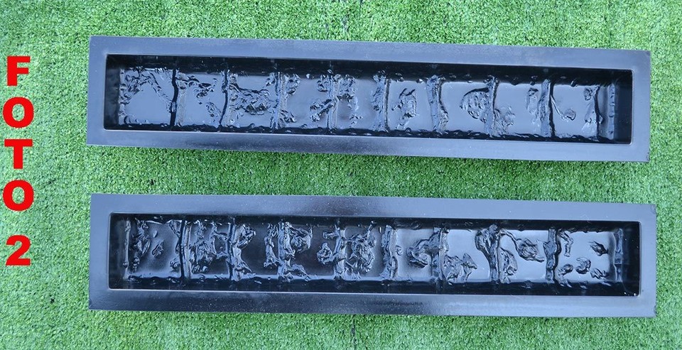 Concrete molds edge stone edging border molds ABC plastic Sold 2 pcs ...