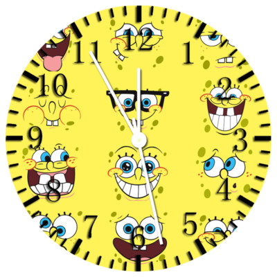 SpongeBob SquarePants Frameless Borderless Wall Clock Nice Gifts or ...