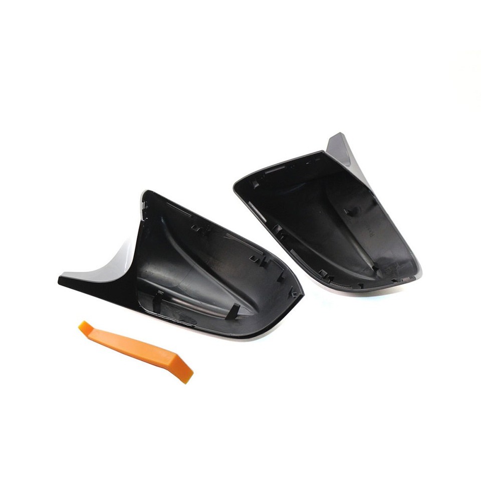 ABS Black Pair Rear view mirror cover trim For Tesla Model 3 2017-2020 ...