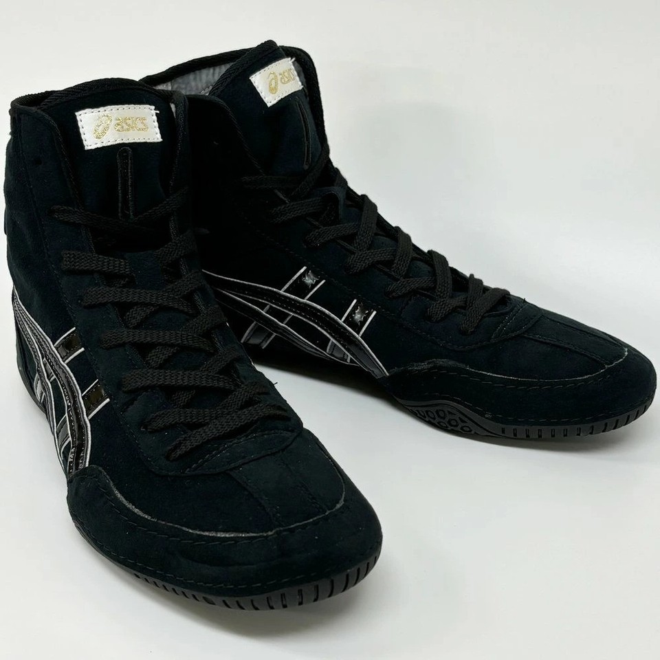 ASICS EX-EO Wrestling Boxing Shoes 1083A001 TWR900 Black Black Silver ...