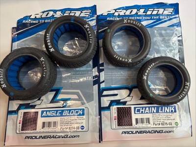 PRO-LINE 8274-03 8275-02 Hoosier Dirt Oval 2.2 Front Rear Tires M4 M3 ...