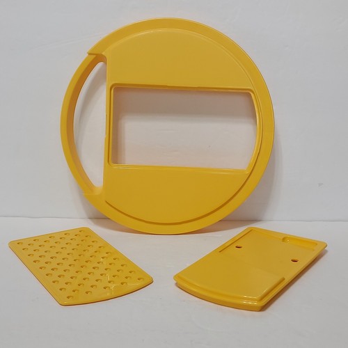 Vintage Tupperware Yellow 1980s Grater Cutting Board Slicer Set 1849 | eBay