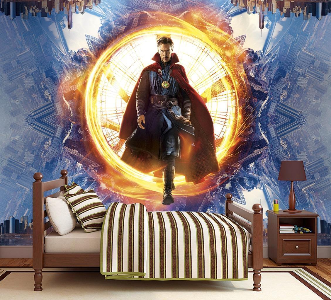 Doctor Strange Marvel Photo Wallpaper Woven Self-Adhesive Wall Mural ...