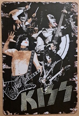 KISS metal hanging wall sign | eBay