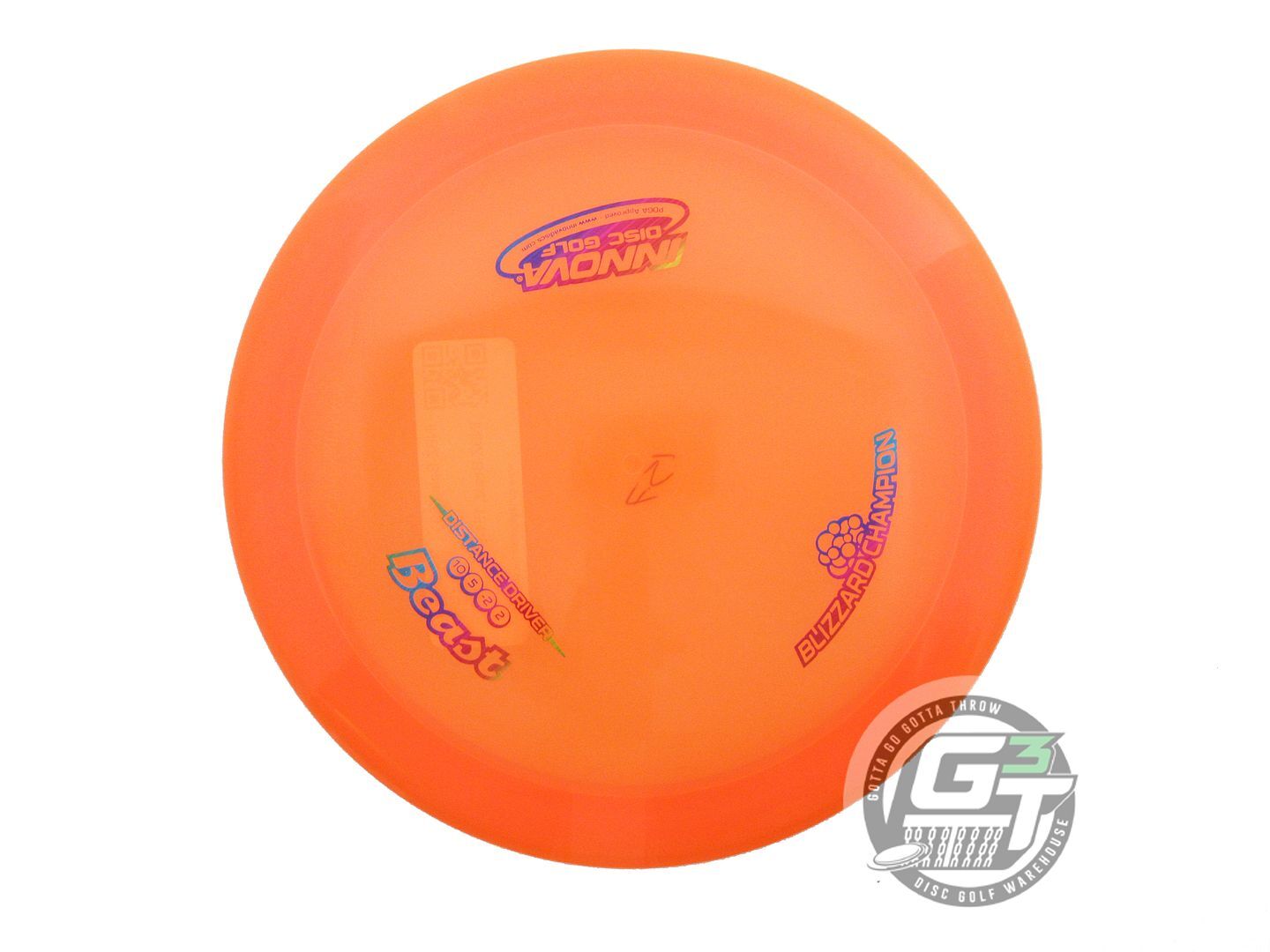 NEW Innova Blizzard Beast 157g Orange Rainbow Laser Distance Driver ...
