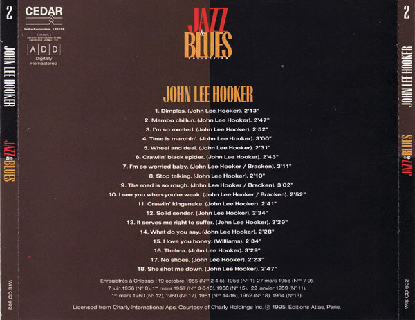 John Lee Hooker Jazz & Blues Collection Vol. 2 - CD | eBay