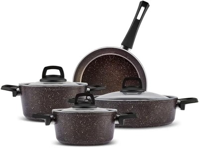 Cookware Set, 7 Pcs,Cookware Pot and Pan Set, Non-Stick | eBay