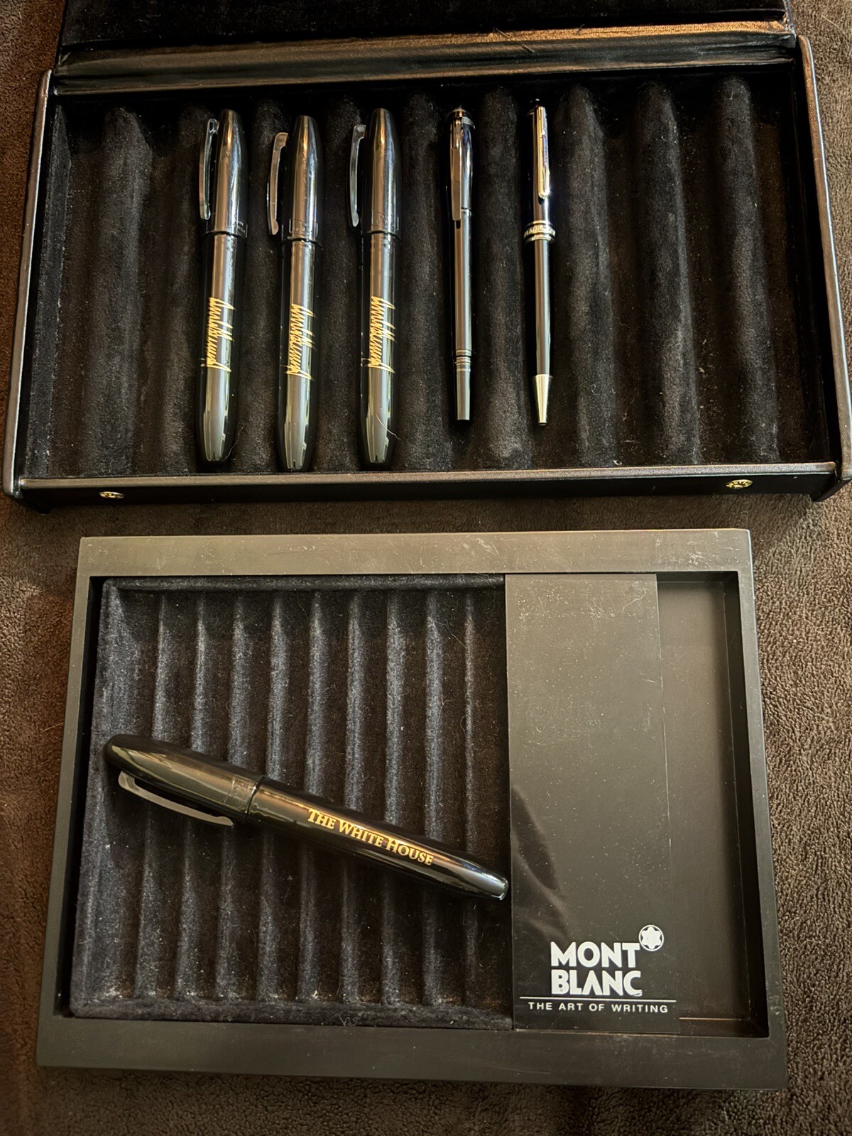 President Trump Black Sharpie Executive Bill Signer Marker Pen Holder ...