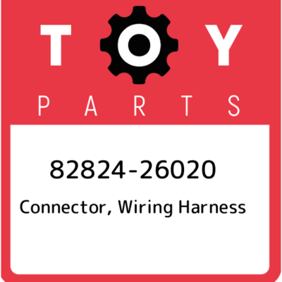 82824-26020 Toyota Connector, wiring harness 8282426020, New Genuine ...