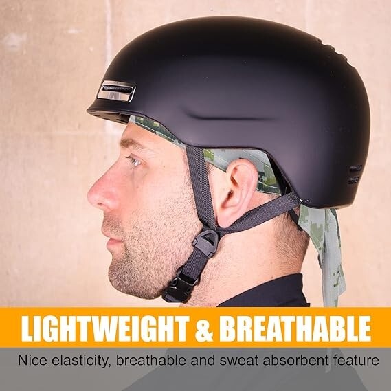 4Pcs Doo Rags for Men Head Wraps Dew Rags Bandana Beanie for Cycling ...