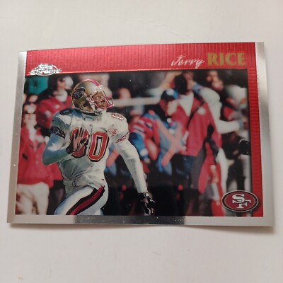 JERRY RICE 1997 Topps Chrome #114 San Francisco 49ers HOF | eBay