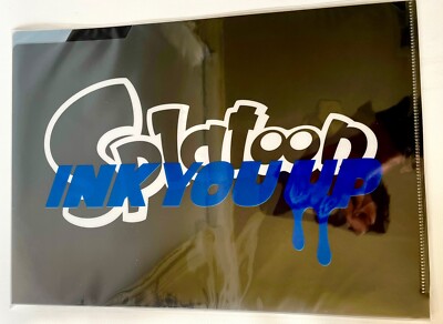 Nintendo RARE US SHIP 🆕Clear File Splatoon Ink You Up 2 Sheets Japan ...