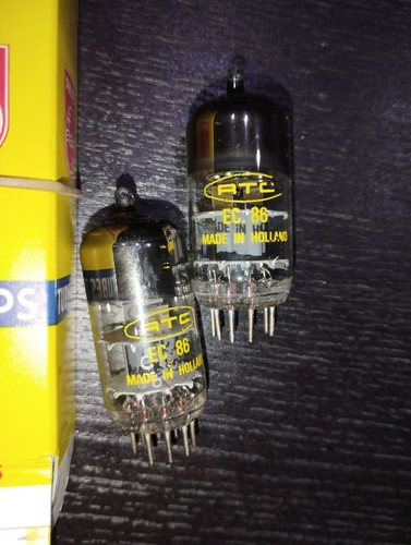 EC86 TUBE Electronique Nos Lot 2 pieces Matched (pair) HOLLAND ...