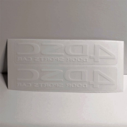 4DSC DECALS, Fits NISSAN MAXIMA, Pair of Window STICKERS, 4 Door Sports ...