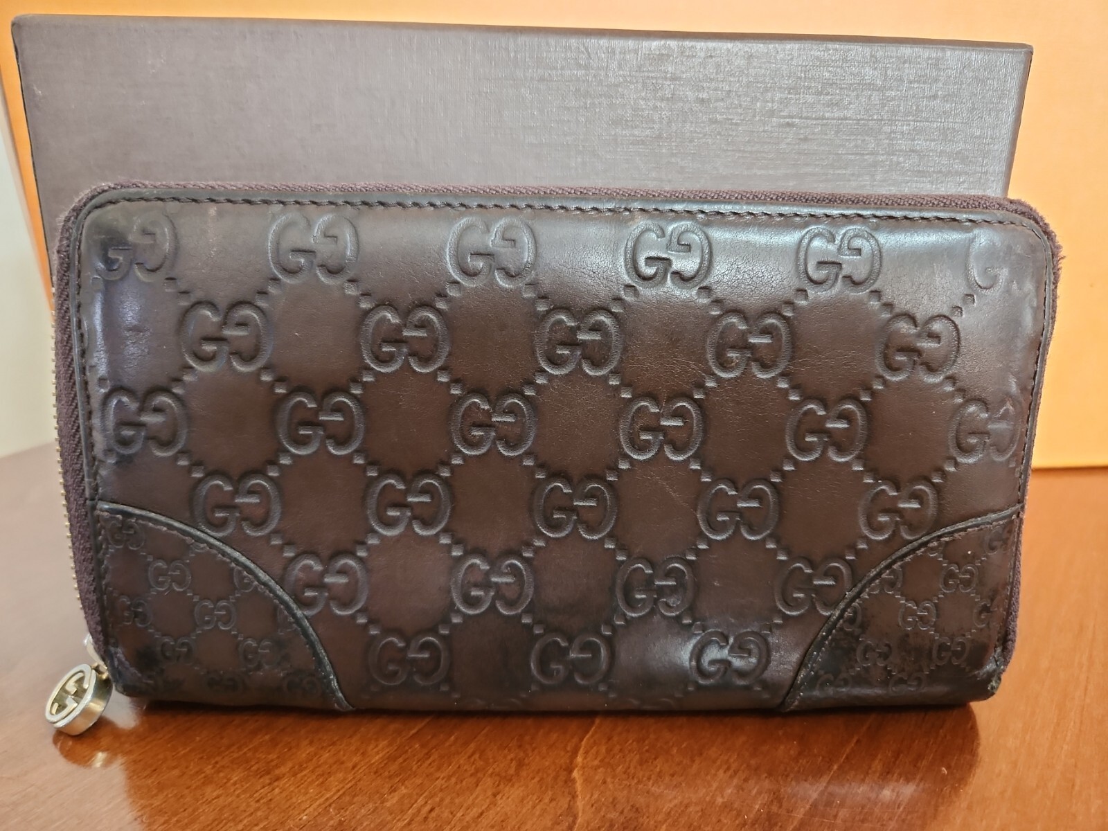 Gucci guccissima Zippered long wallet - Gem