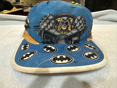 Vintage 1992 Batman Returns All Over Print Painters Cap One Fits All DC ...