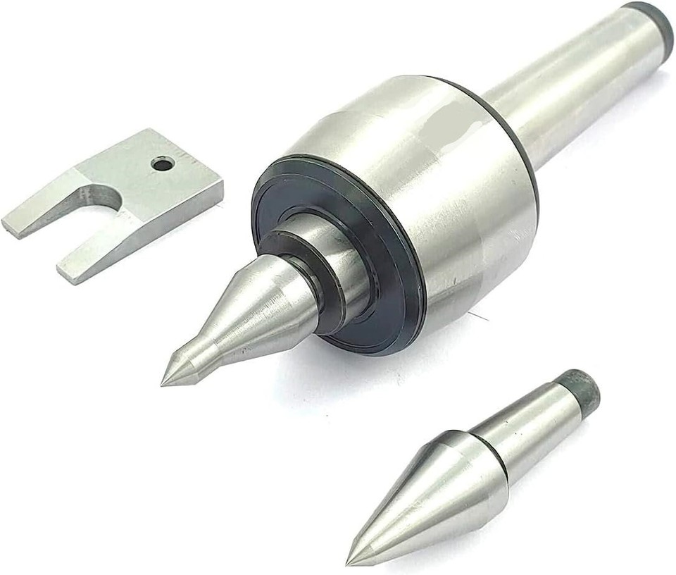 CNC Lathe Live Revolving Center MT4 w/ Interchangeable Tips 10 Microns ...